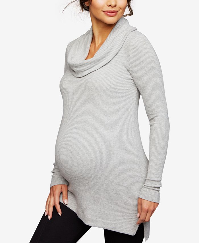 A Pea in the Pod Maternity Cowl-Neck Sweater - Macy's