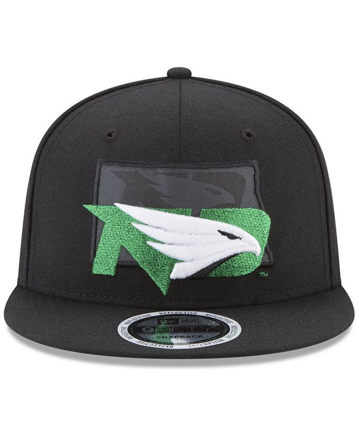 New Era North Dakota Fighting Hawks State Flective 9FIFTY Snapback Cap ...