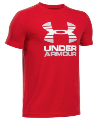 Under Armour Logo-Print T-Shirt, Big Boys - Macy's