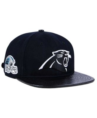 Pro Standard Carolina Panthers Black and White Strapback Cap - Macy's