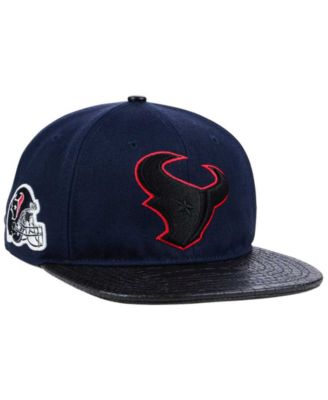 Pro Standard Houston Texans Team Color Black Strapback Cap - Macy's