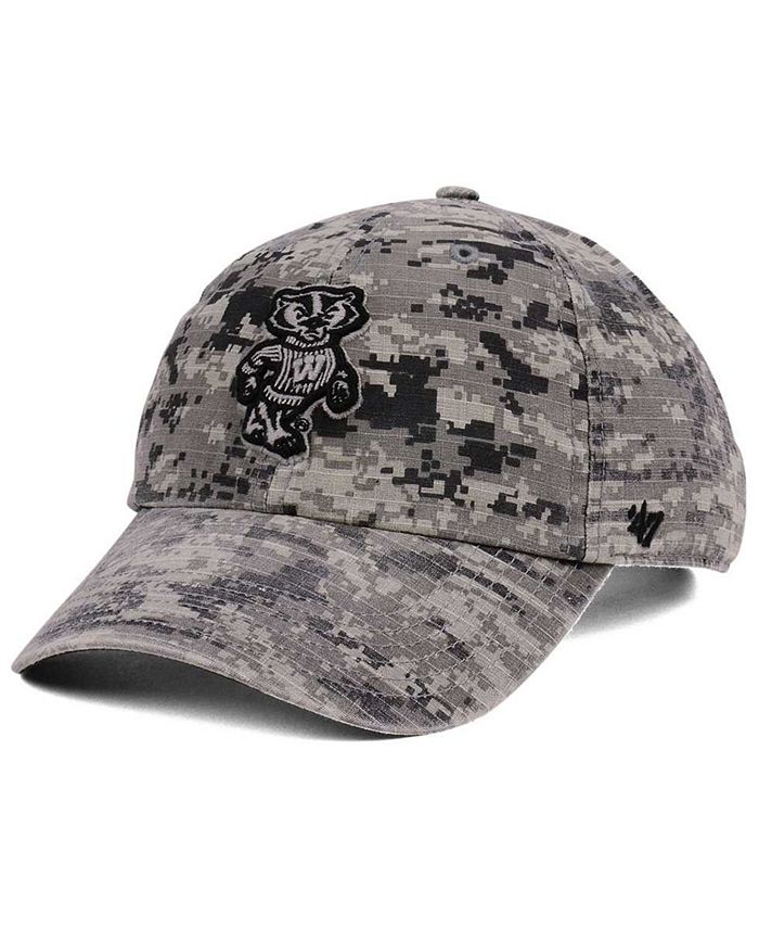 '47 Brand Wisconsin Badgers Operation Hat Trick Camo Nilan Cap - Macy's