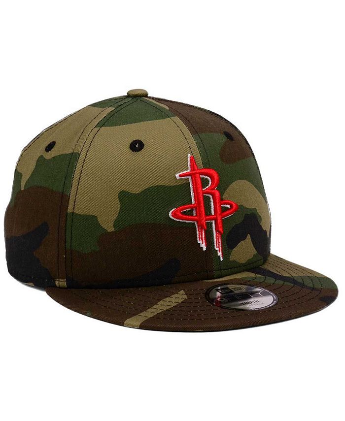 New Era Boys' Houston Rockets Woodland Team 9FIFTY Snapback Cap - Macy's