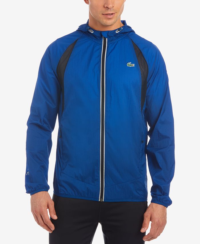 Lacoste Men's Waterproof Textured Ripstop Jacket - Macy's
