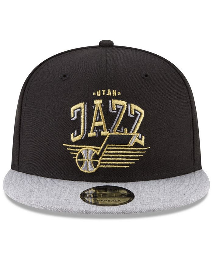 New Era Utah Jazz Gold Mark 9FIFTY Snapback Cap - Macy's