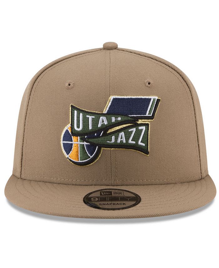 New Era Utah Jazz Team Banner 9FIFTY Snapback Cap - Macy's