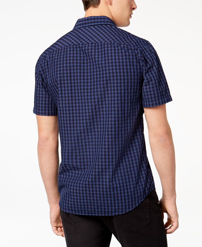 American Rag Men's Park Mini Check Shirt, Created for Macy's - Macy's
