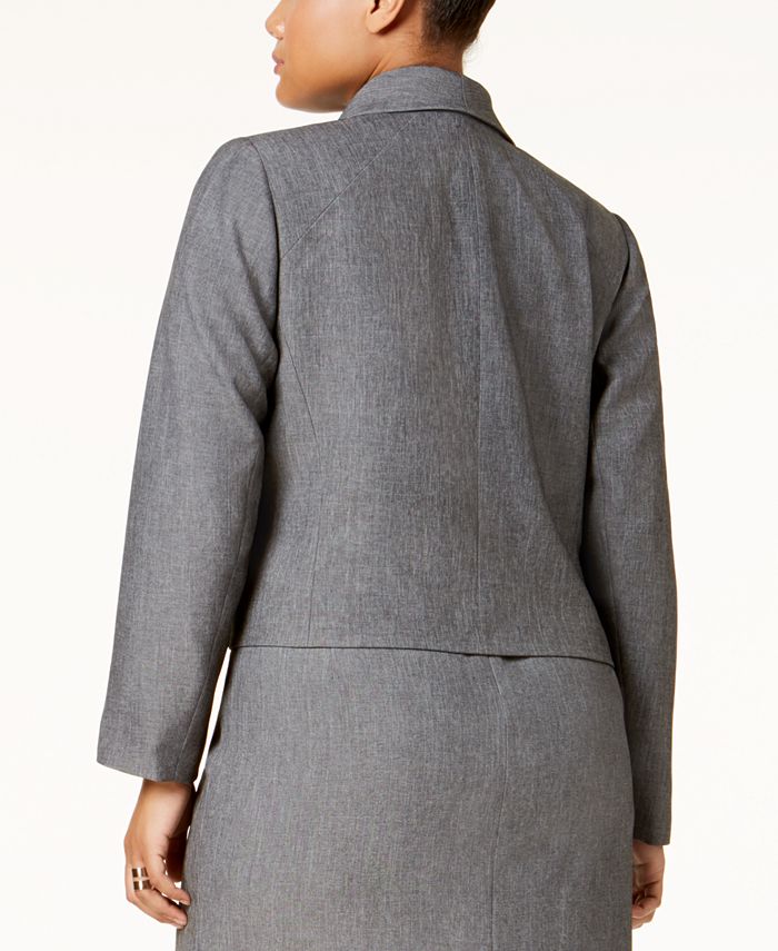 Nine West Plus Size Flyaway Jacket - Macy's