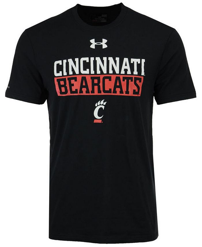 Under Armour Men's Cincinnati Bearcats Lead Block Charged T-Shirt - Macy's