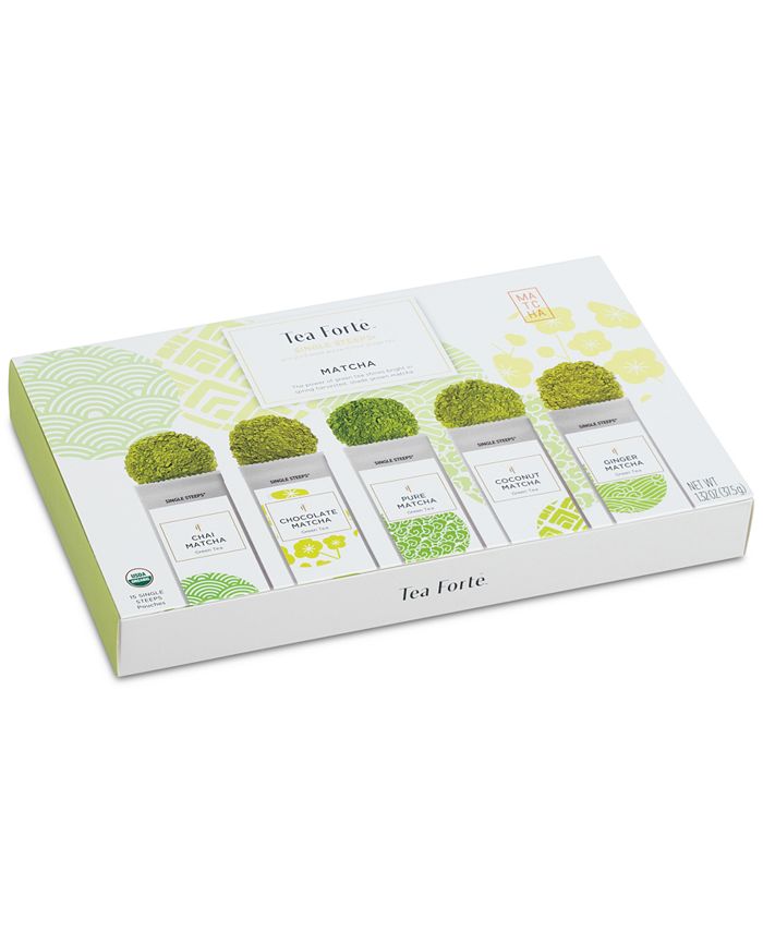 Tea Forte Tea Forté Matcha 15-Pk. Single Steeps Green Tea Pouches - Macy's