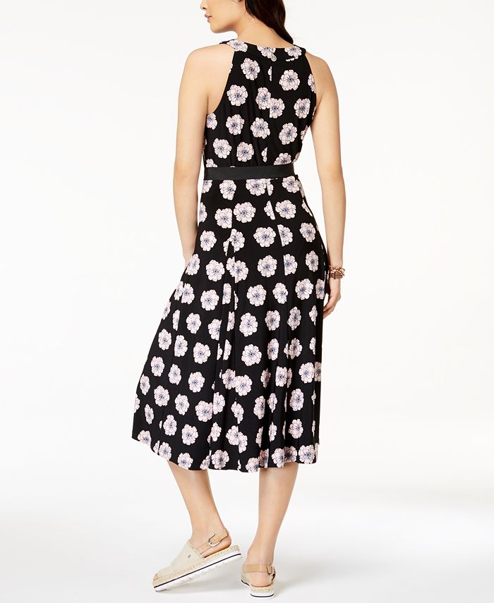 Tommy Hilfiger Floral Print Tie Belt Dress Macys