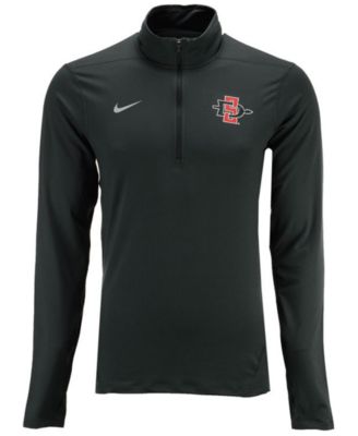 Nike Men's San Diego State Aztecs Heather Dri-FIT Element Quarter-Zip ...