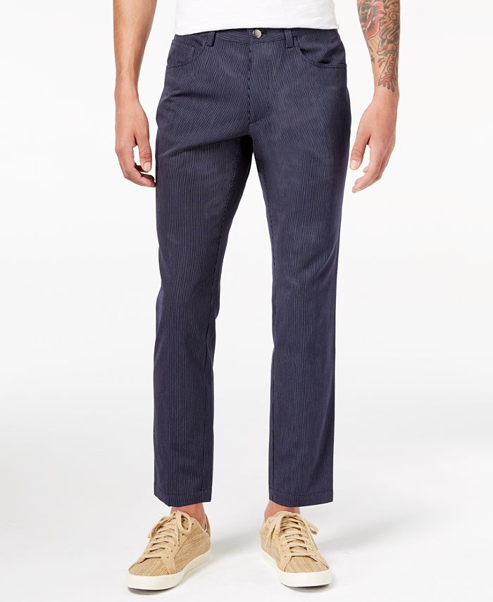 INC International Concepts I.N.C. Men's Slim-Fit Pinstripe Pants ...