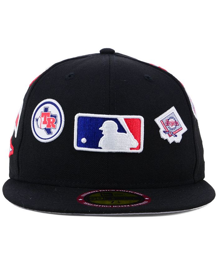 New Era Texas Rangers Ultimate Patch Collection All Patches 59FIFTY Cap ...