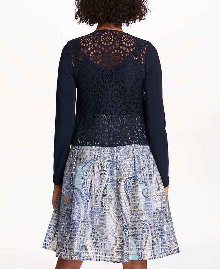 Tommy Hilfiger Lace-Back Blazer - Macy's