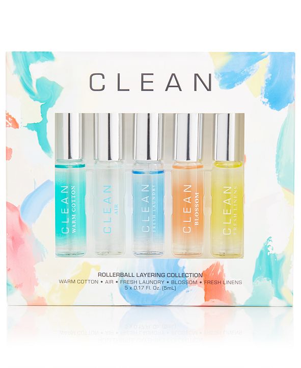 CLEAN Fragrance 5-Pc. Rollerball Layering Gift Set & Reviews - Beauty ...