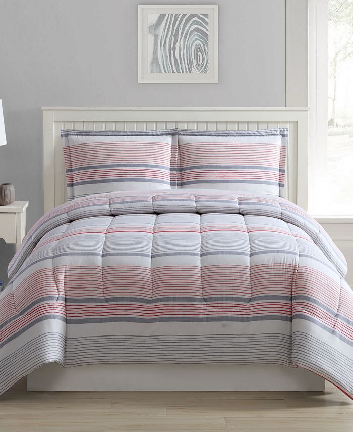 Ellison First Asia Shilo 3-Pc. Reversible Full/Queen Comforter Set ...