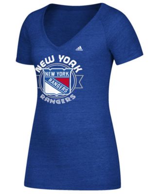adidas Women's New York Rangers Banner Dazzle T-Shirt - Macy's