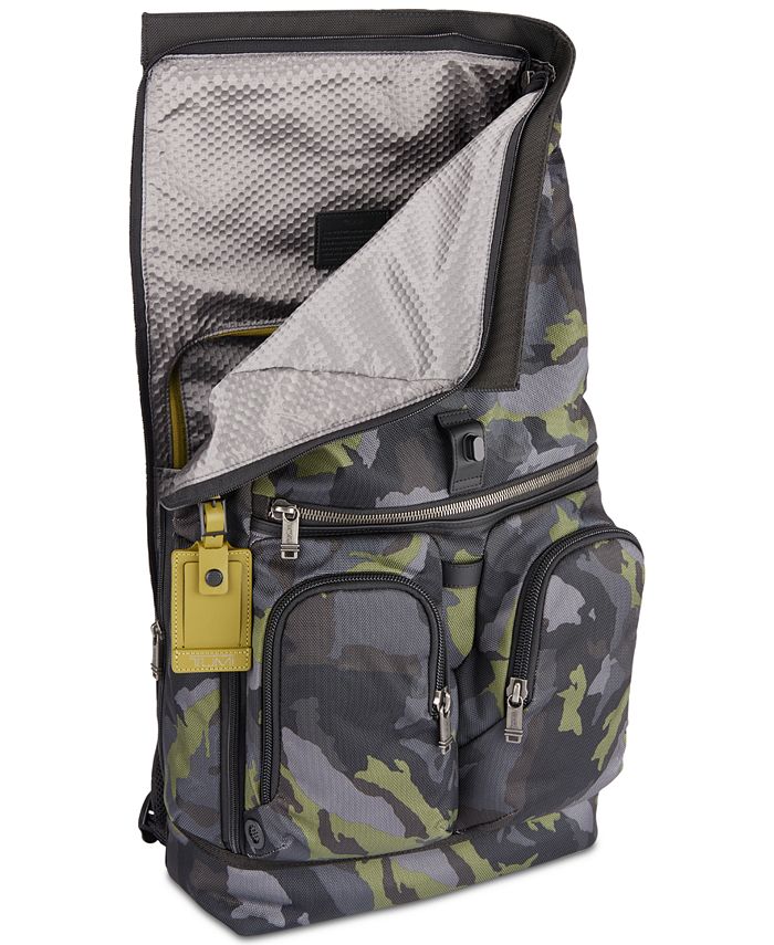 Tumi Men's Alpha Bravo London Camo-Print Roll-Top Backpack - Macy's