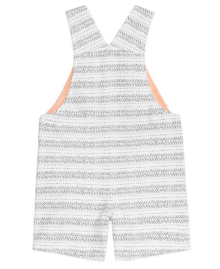 First Impressions 2-Pc. T-Shirt & Striped Overall Set, Baby Boys, Created for Macy's - Macy's