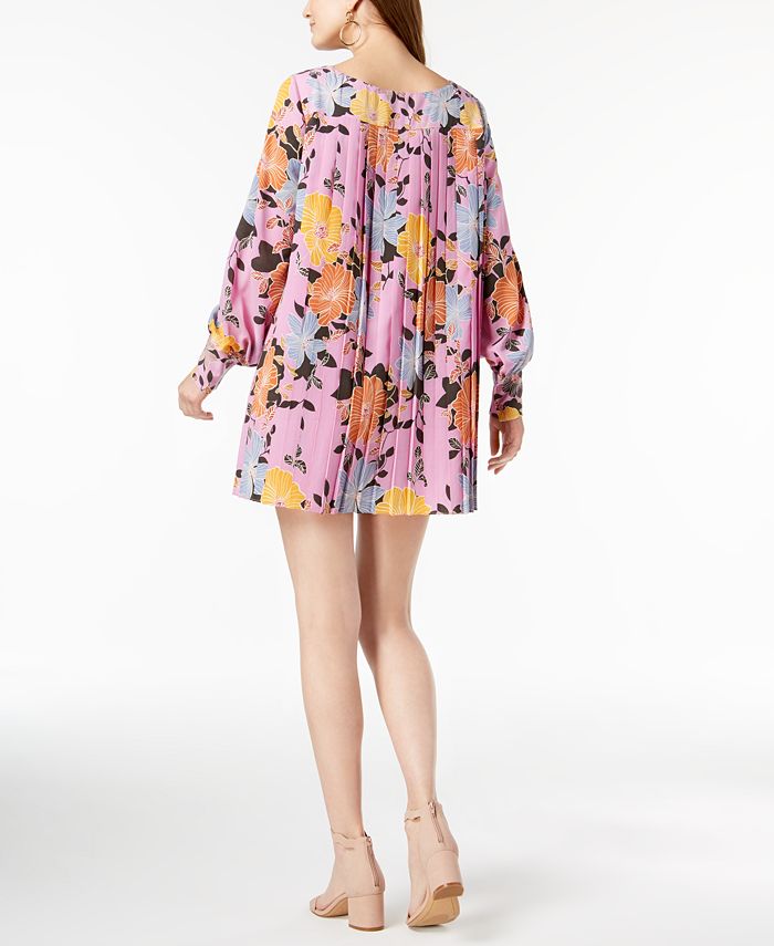 French Connection Pleated Shift Dress - Macy's