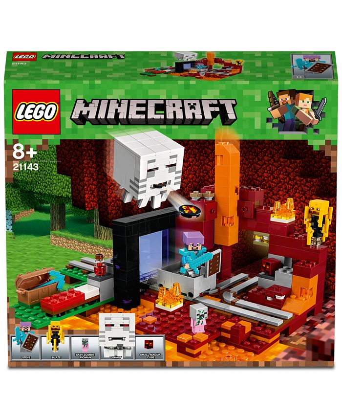 LEGO® Minecraft The Nether Portal Set 21143 - Macy's
