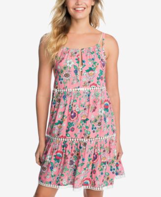 Vera Bradley Printed Cover-Up Dress - Macy's