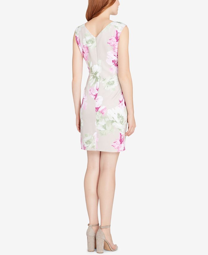 Tahari ASL Floral-Print Scuba Sheath Dress - Macy's