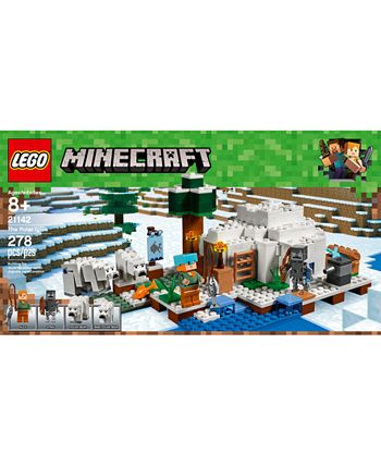 LEGO® Minecart Polar Igloo Set 21142 - Macy's