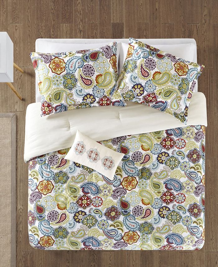Mi Zone Tamil Paisley 3-Pc. Comforter Set, Twin/Twin XL - Macy's