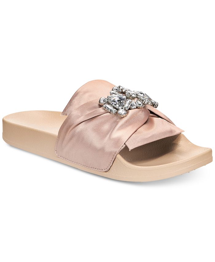 Kenneth Cole Reaction Women's Pool Jewel Flat Sandals - Macy's