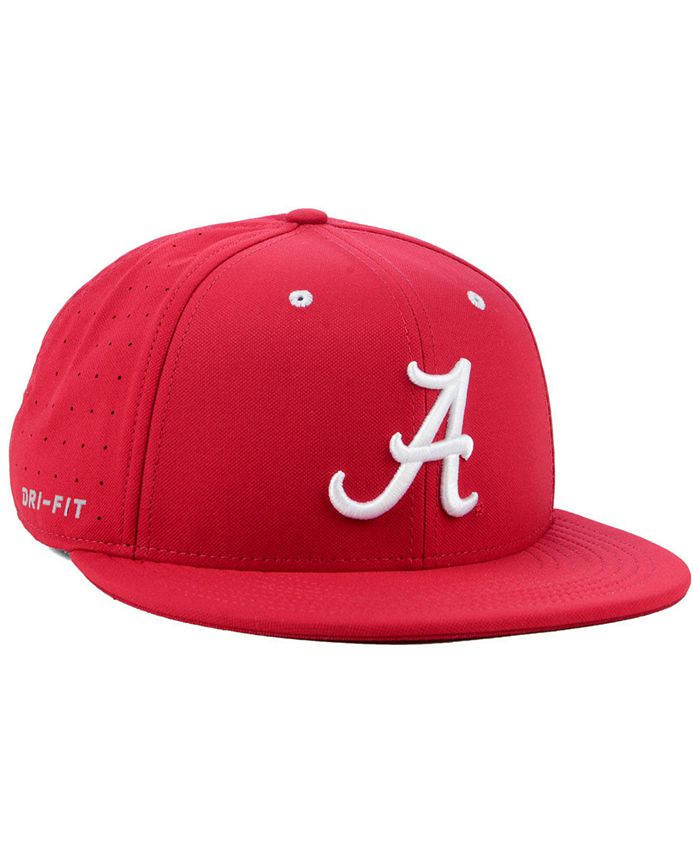 Nike Alabama Crimson Tide Aerobill True Fitted Baseball Cap - Macy's