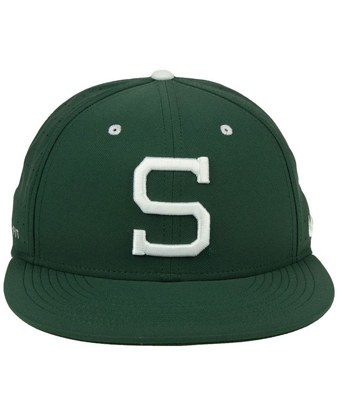 Nike Michigan State Spartans Aerobill True Fitted Baseball Cap - Macy's