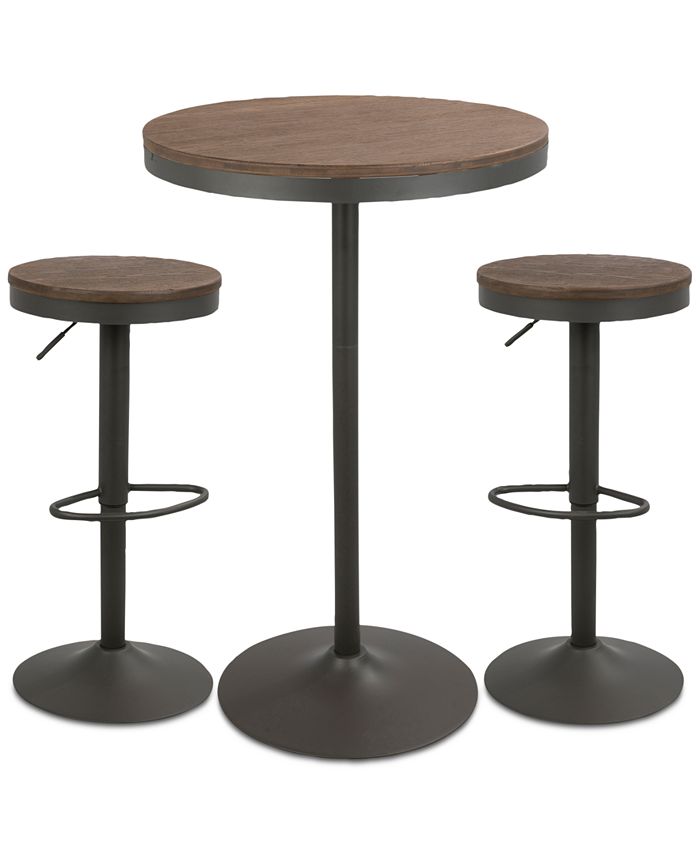 Lumisource Dakota 3-Pc. Pub Set - Macy's