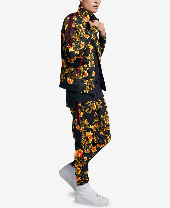 Nike Men's Russian-Floral Inspired Track Jacket - Macy's