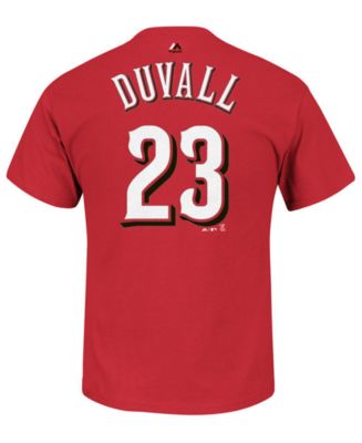 Majestic Men's Adam Duvall Cincinnati Reds Official Player T-Shirt - Macy's