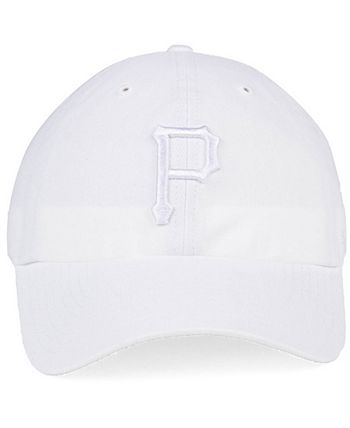 '47 Brand Pittsburgh Pirates White/White CLEAN UP Cap - Macy's