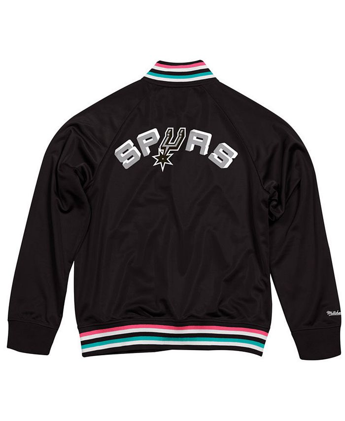 Mitchell & Ness Men's San Antonio Spurs Top Prospect Track Jacket - Macy's