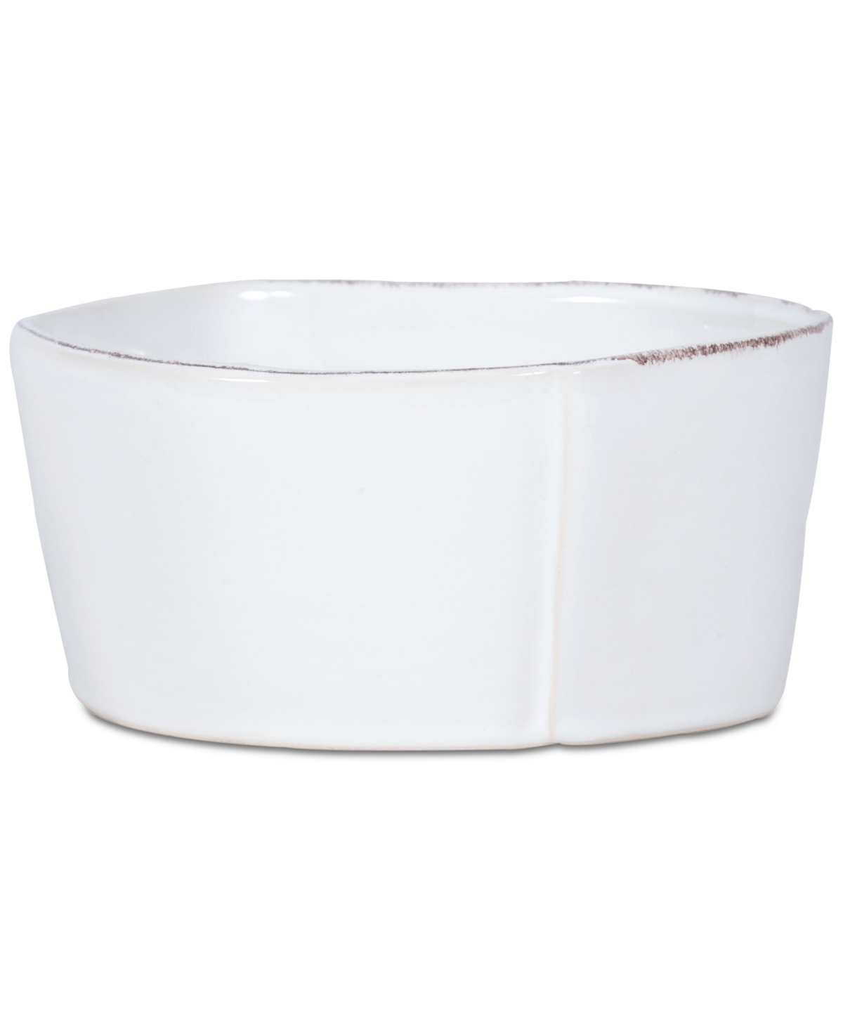 Click here for Vietri Lastra Collection Medium Serving Bowl - Whi... prices