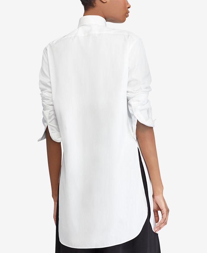 Polo Ralph Lauren Monogram Cotton Button Up - Macy's