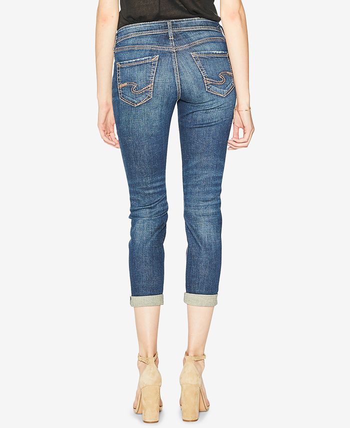 Silver Jeans Co. Sam Mid Rise Boyfriend Jeans - Macy's