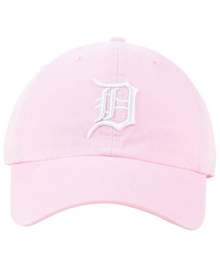 '47 Brand Detroit Tigers Pink CLEAN UP Cap - Macy's