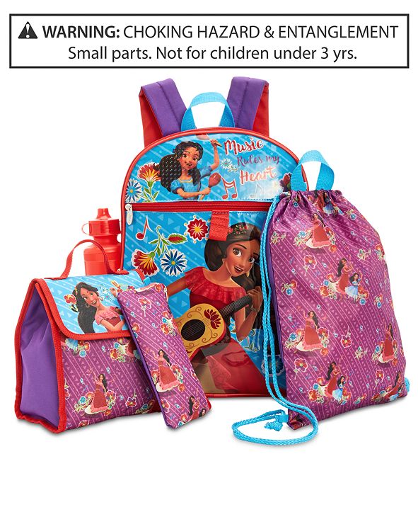 Disney Princess Elena of Avalor 5-Pc. Backpack & Accessories Set ...