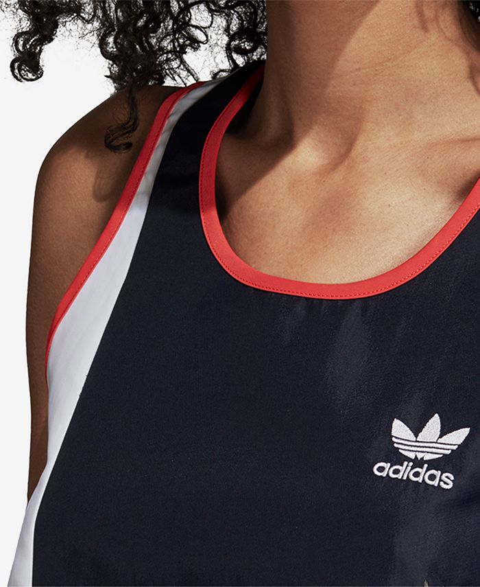 adidas Active Icons Colorblocked Tank Top - Macy's