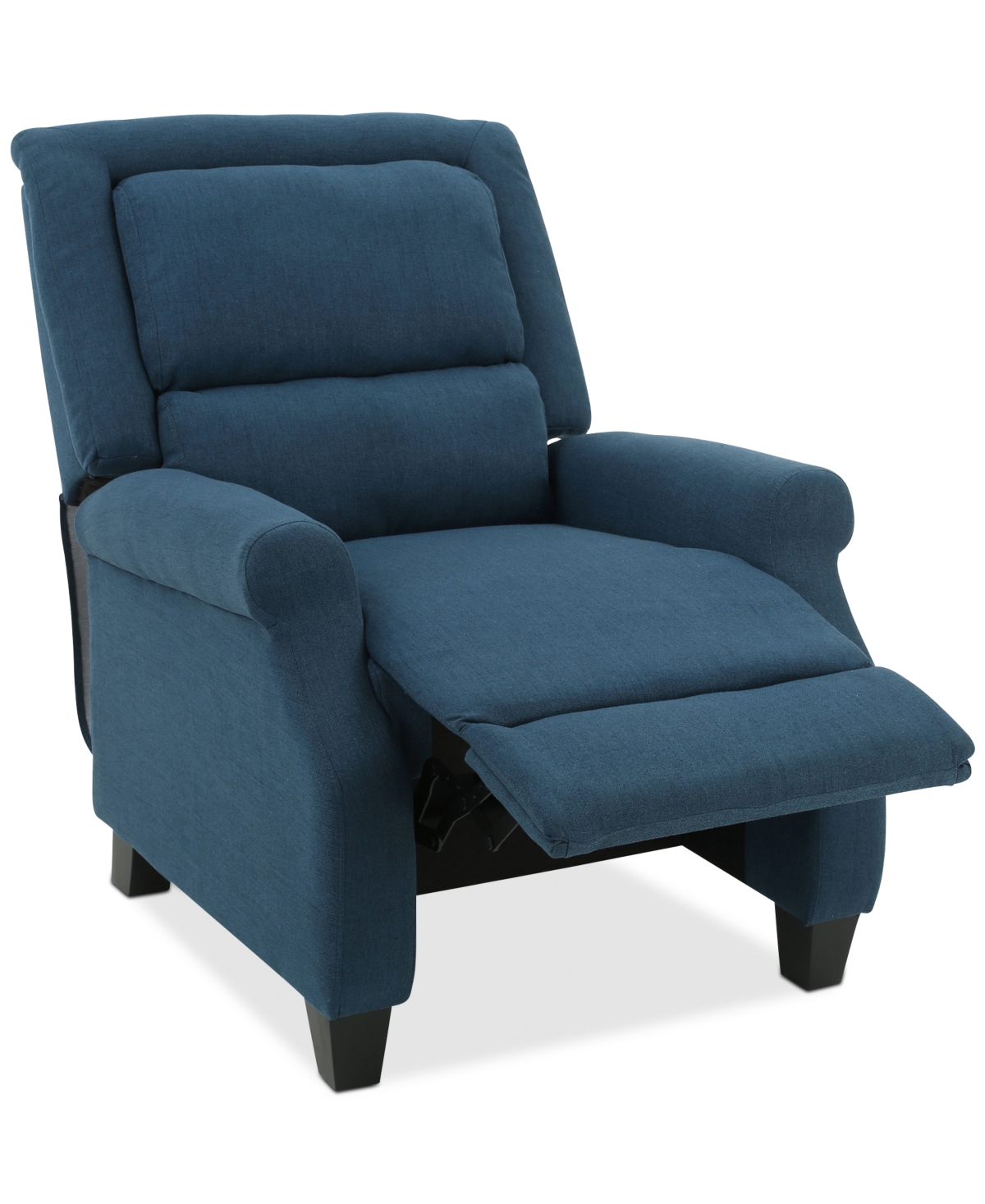 Click here for Camden Fabric Recliner - Dark Blue prices