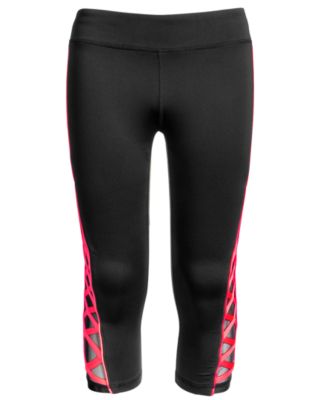 Ideology Big Girls Plus Caged Capri Leggings, Created for Macy's - Macy's