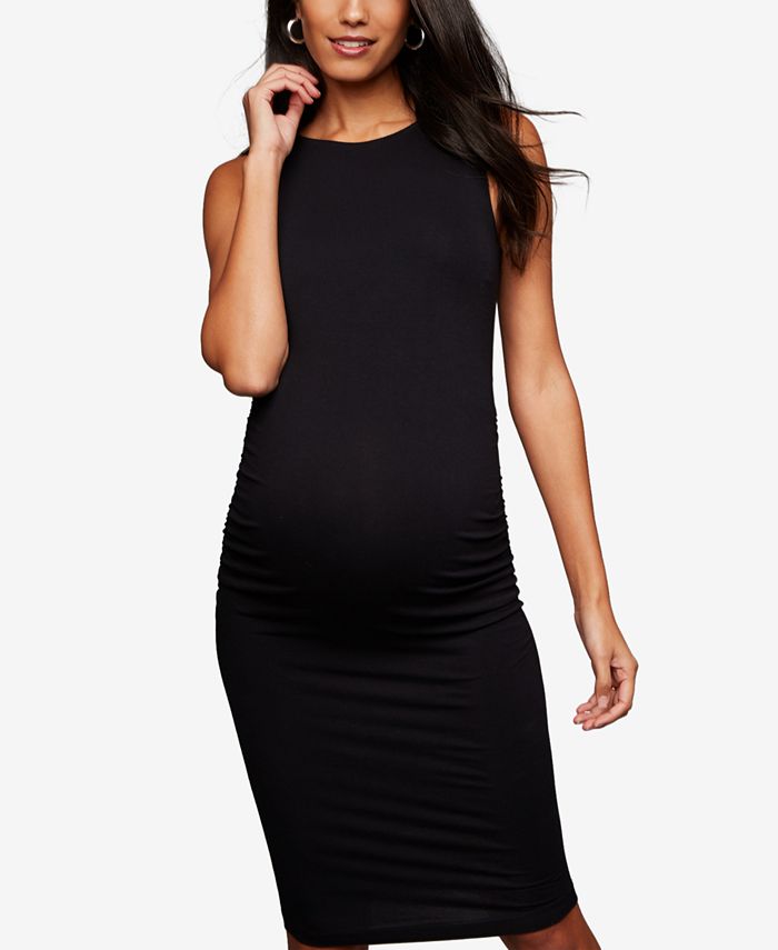 A Pea in the Pod Maternity Ruched Dress - Macy's