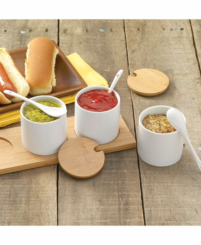 Tabletops Unlimited 10-Pc. Condiment Set - Macy's