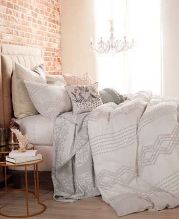 Peri Home Cut Geo King Duvet Cover - Macy's