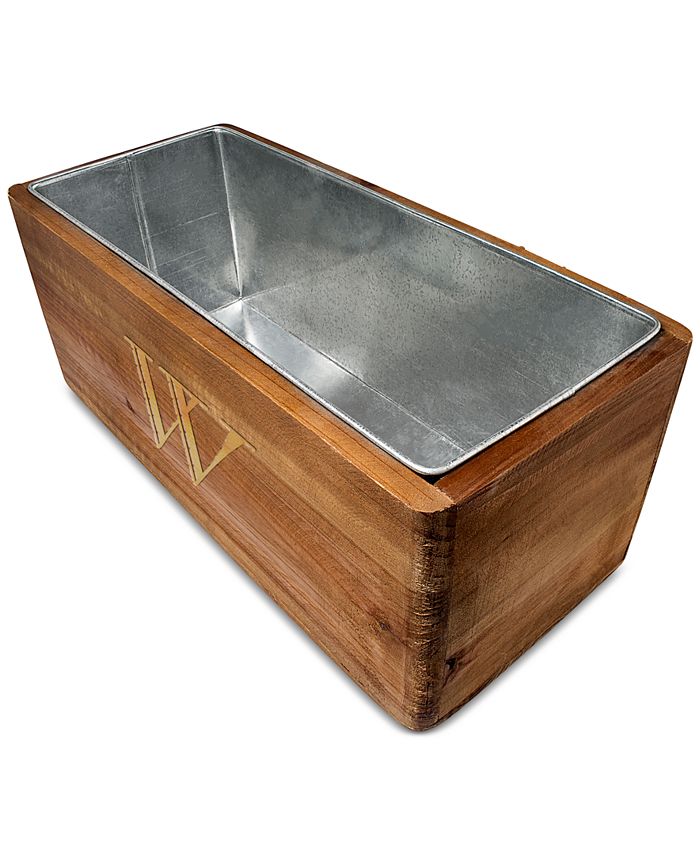 Cathy's Concepts Personalized Wooden Wine Trough - Macy's
